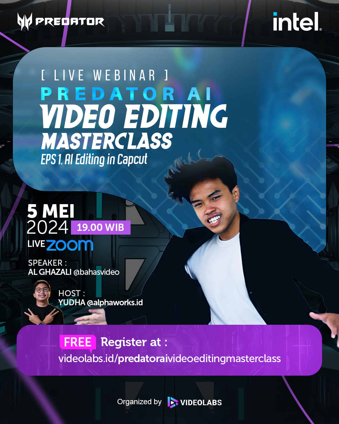 Predator AI Video Editing Masterclass - Video Labs